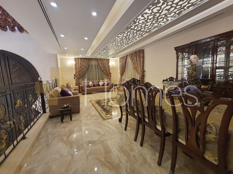 Luxurious furnished standalone villa for sale in Hay Al Mansour, building area 900 m Homes-Jordan